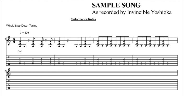 【初心者向け】Power Tab Editorの基本的な使い方を超簡単に説明するよ！【ギター】 - 吉岡音楽堂